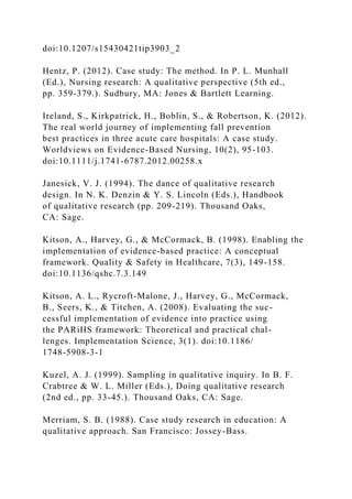 Yin, R. K. (2018). Case study research and applications Design an.docx