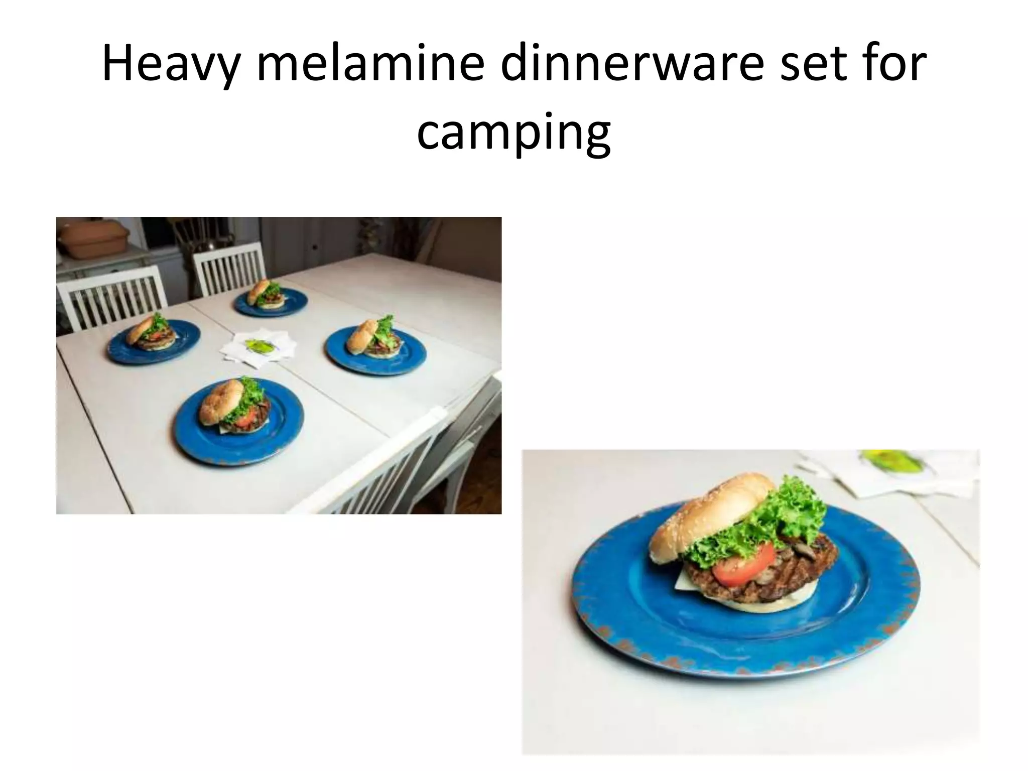 Yinshine 12pcs rustic melamine dinnerware set | PPTX