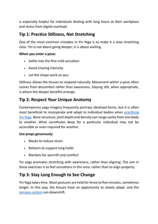 Yin Yoga Practice Tips for Modern Lifestyles.pdf