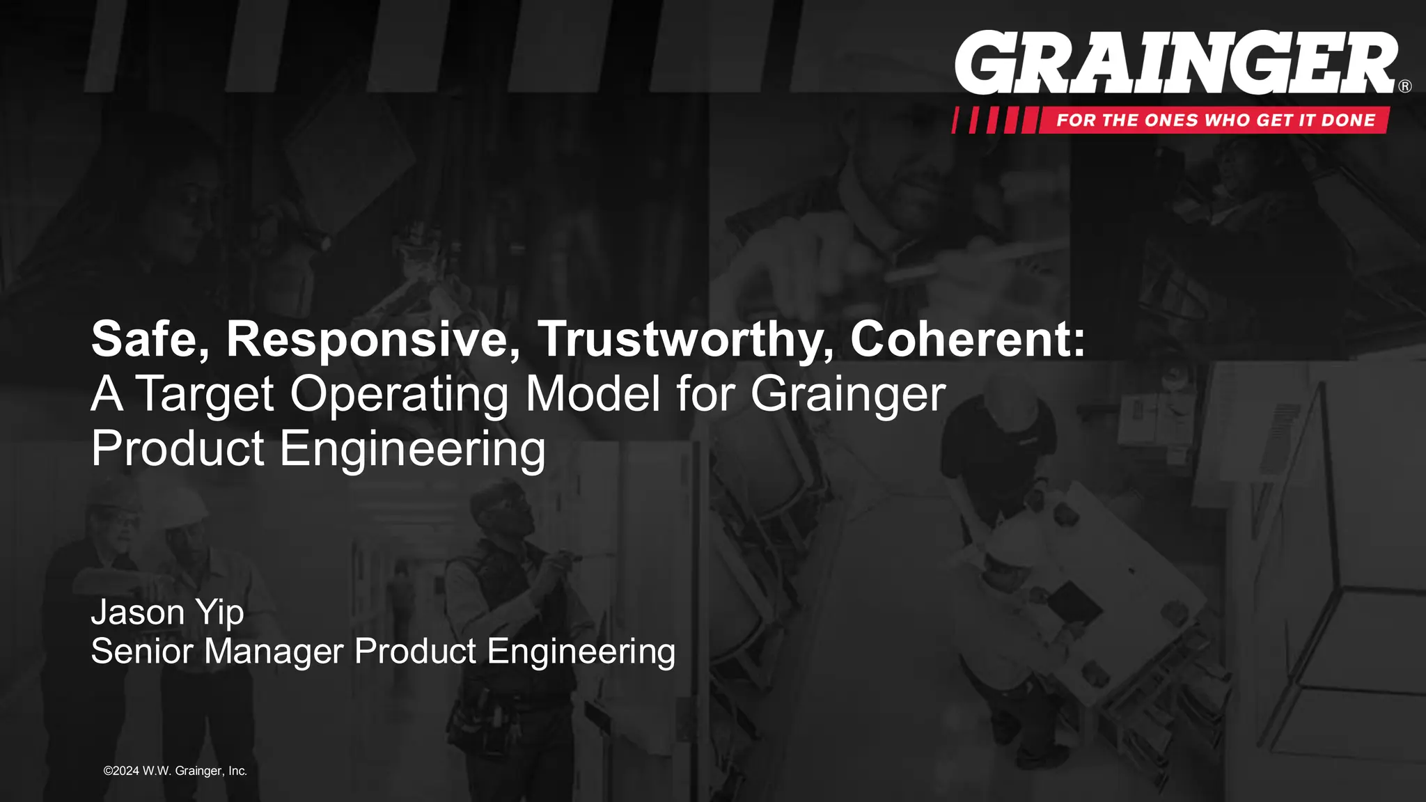 Safe, Responsive, Trustworthy, Coherent: A Target Operating Model for ...