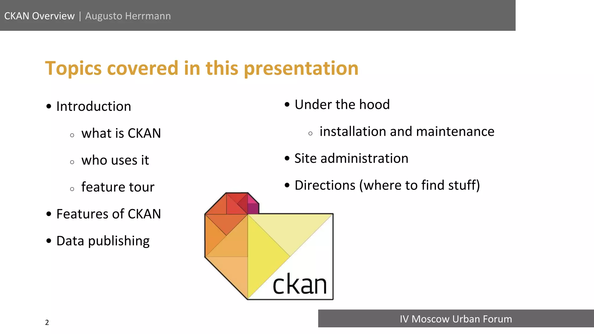 CKAN overview | PPT