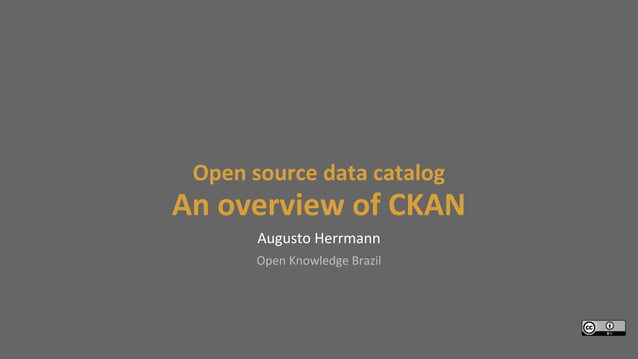 CKAN overview | PPT