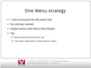 Joomla! Menu-Items | PPT