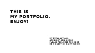 YISHIENDESIGN Portfolio | PPT