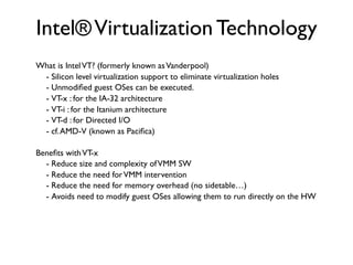 Hardware supports for Virtualization | KEY