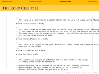 How to Make an Echo Server | PPT