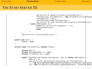 How to Make an Echo Server | PDF