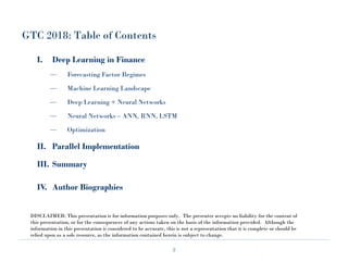 Predictive Learning of Factor Based Strategies using Deep Neural ...