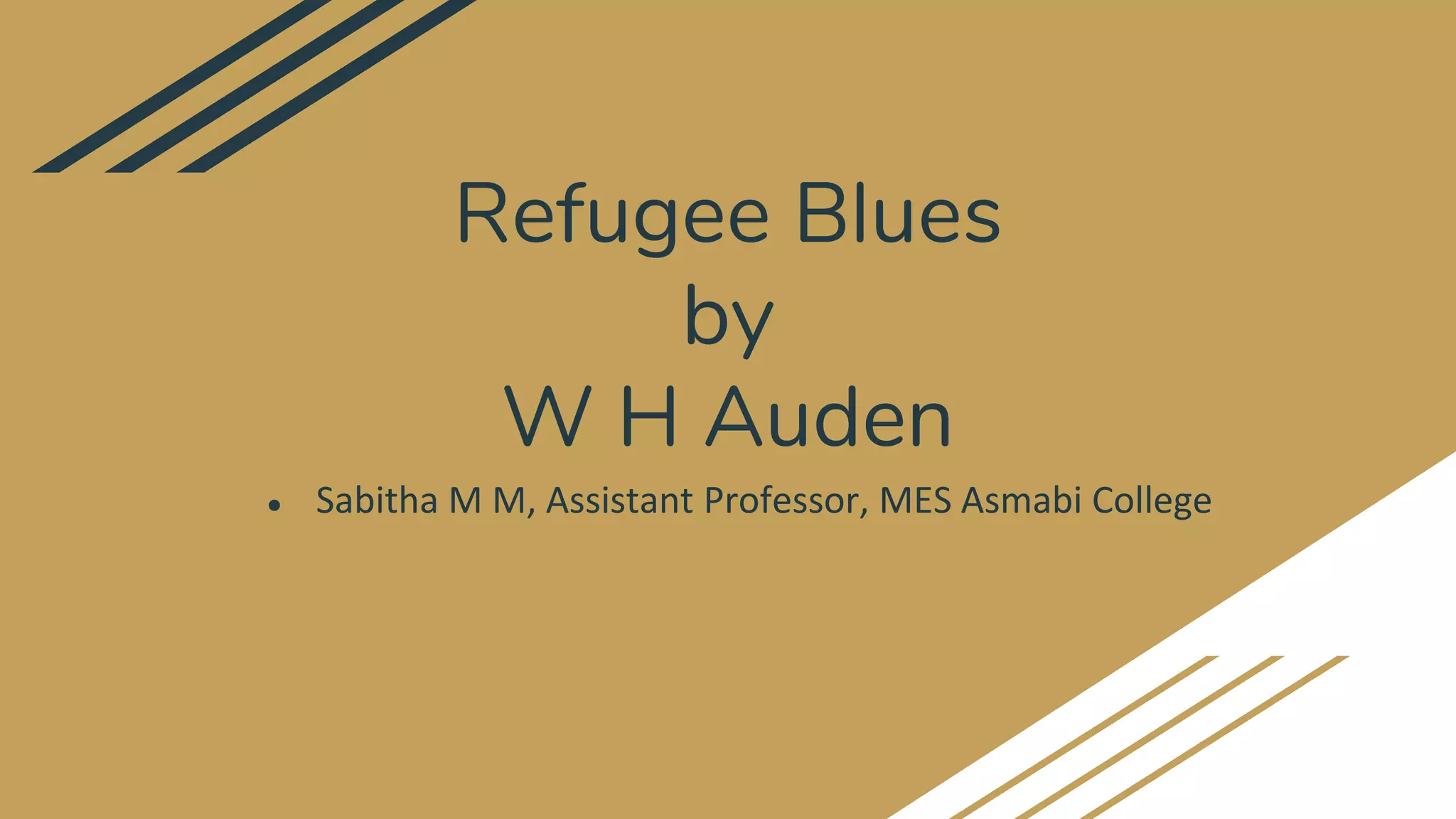 A04 IV -Module_j_refugee_blues | PPTX | Judaism | Religion & Spirituality