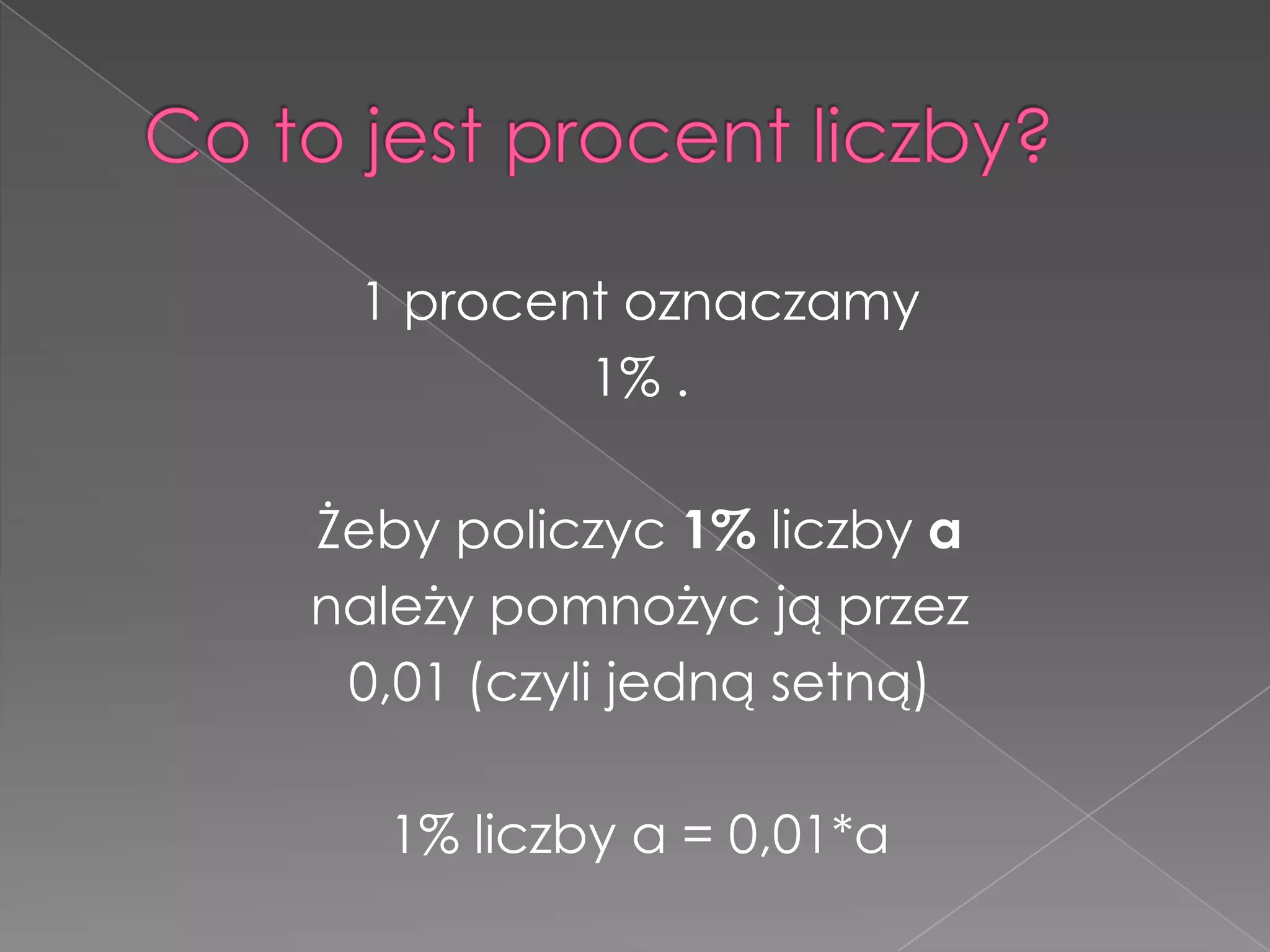 łYki matematyki procenty | PPTX