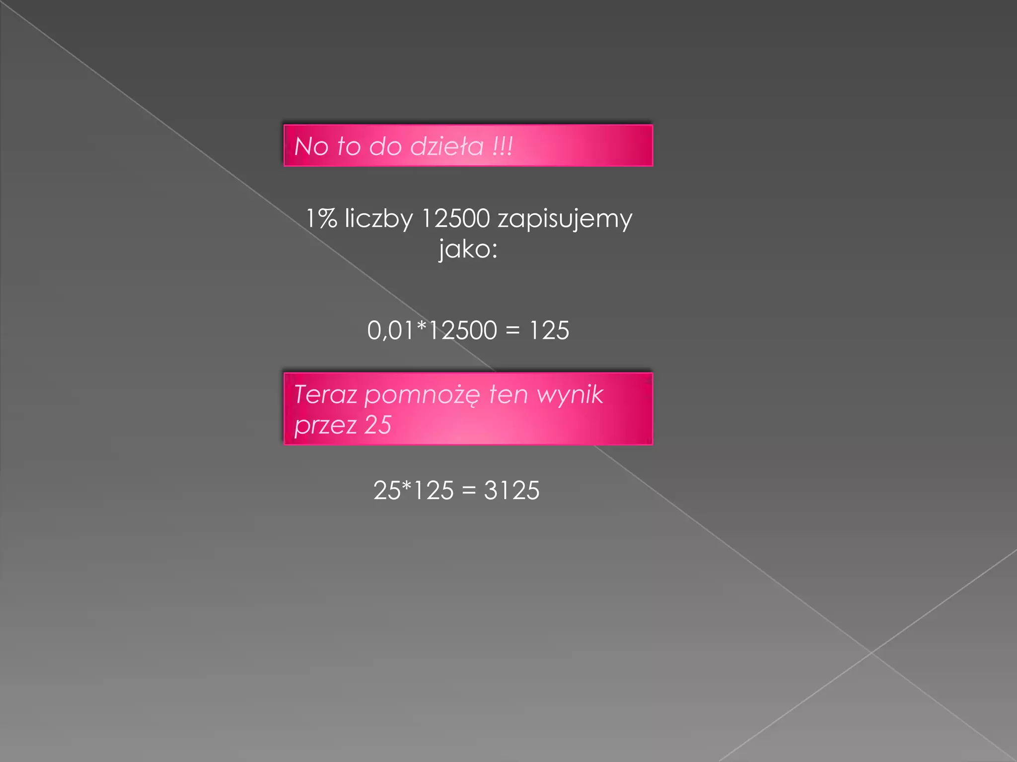 łyki Matematyki Procenty Pptx