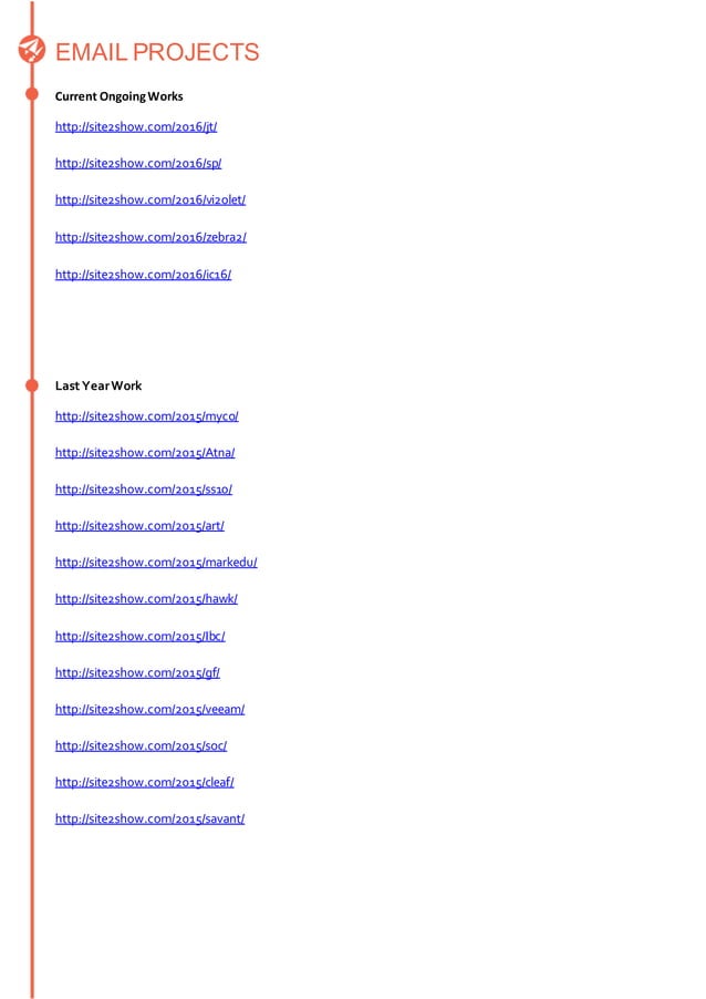 Email Designer & Developer | DOCX | Email | Internet