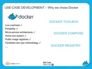 DockerCon EU 2015: Using Docker and SDN for telco-grade applications | PPTX