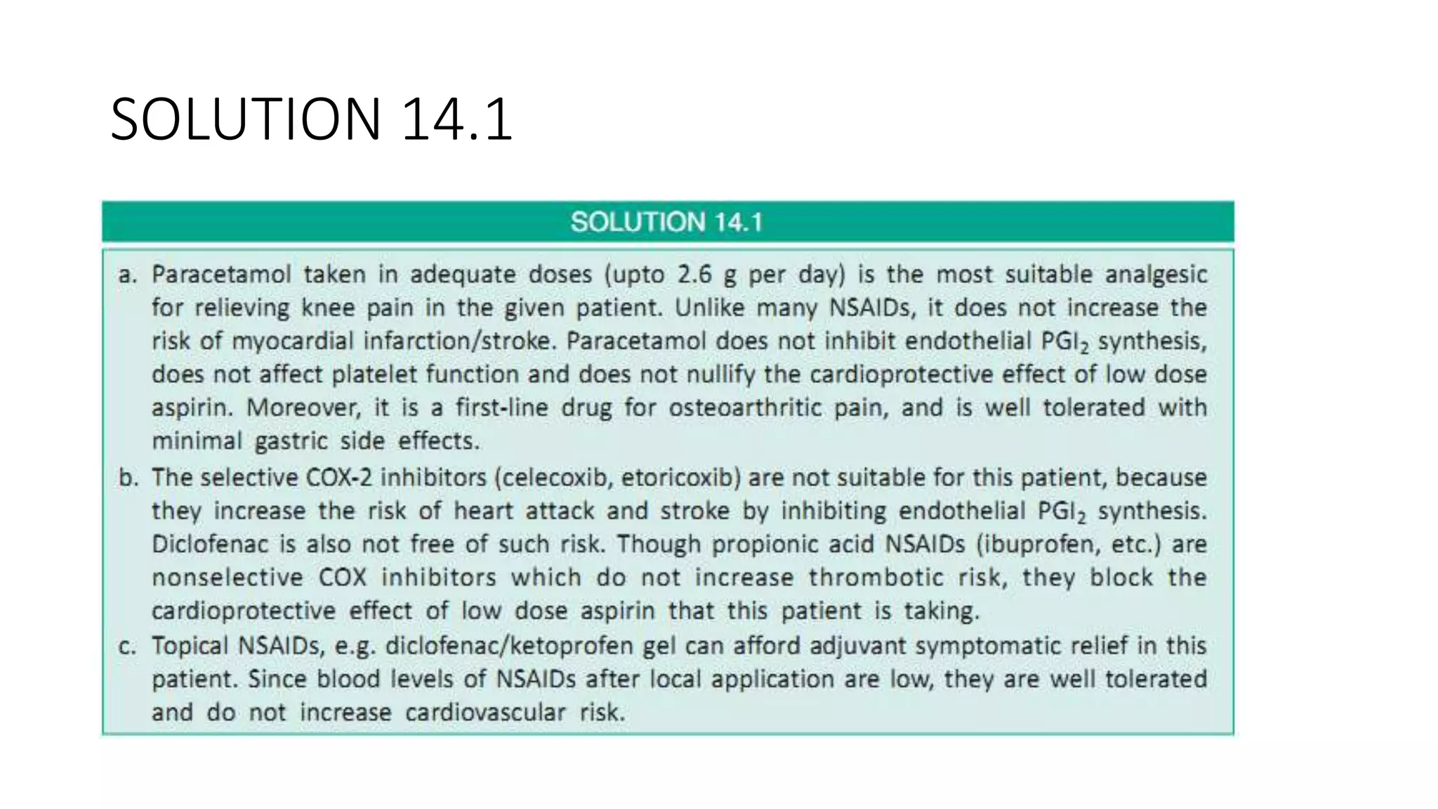 Pharmacology KDT problem based questions | PPTX