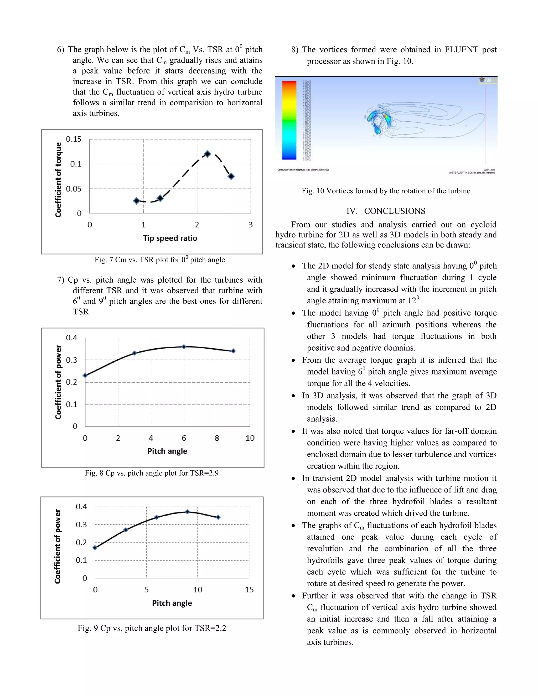 CFD analysis of a cycloid hydro-turbine | PDF | Physics | Science