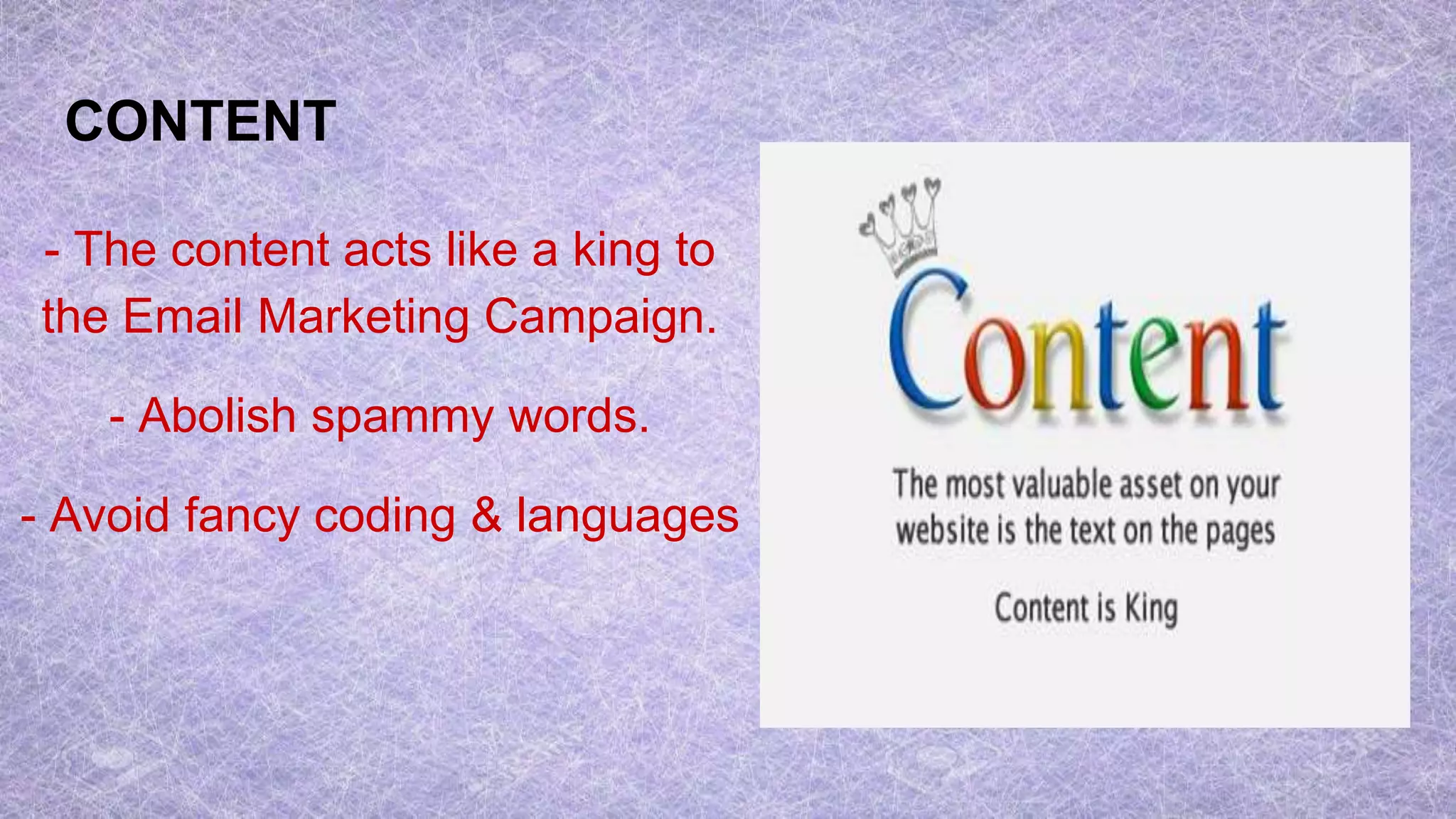 Email improvement work | PPTX