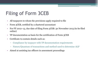 Specified Domestic Transactions under Transfer Pricing | PPT
