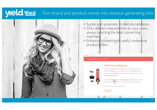 YieldKit: The Performance Marketing Aggregator | PDF