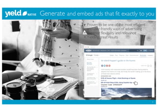 YieldKit: The Performance Marketing Aggregator | PDF