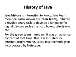 Java | PPT