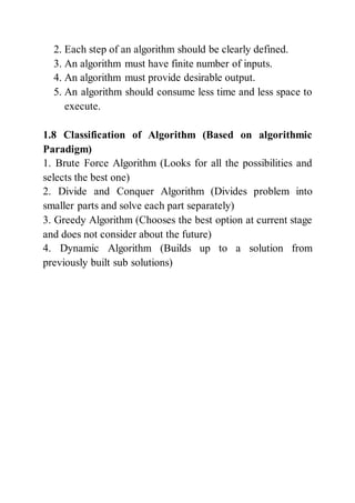Introduction to Data Structure and Algorithm | PDF
