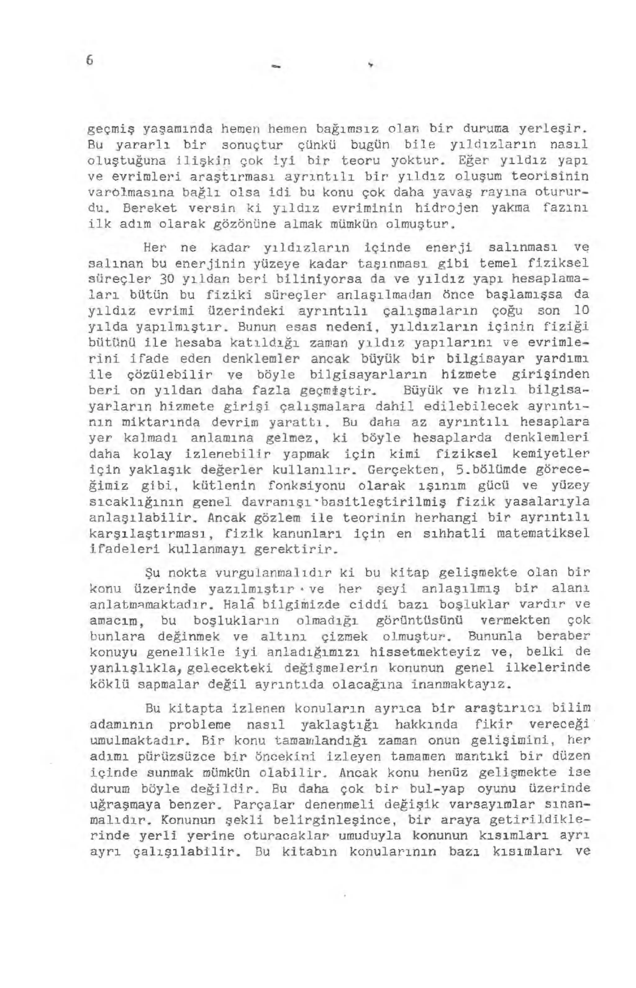 Yıldızlar yapıları ve evrimleri | PDF