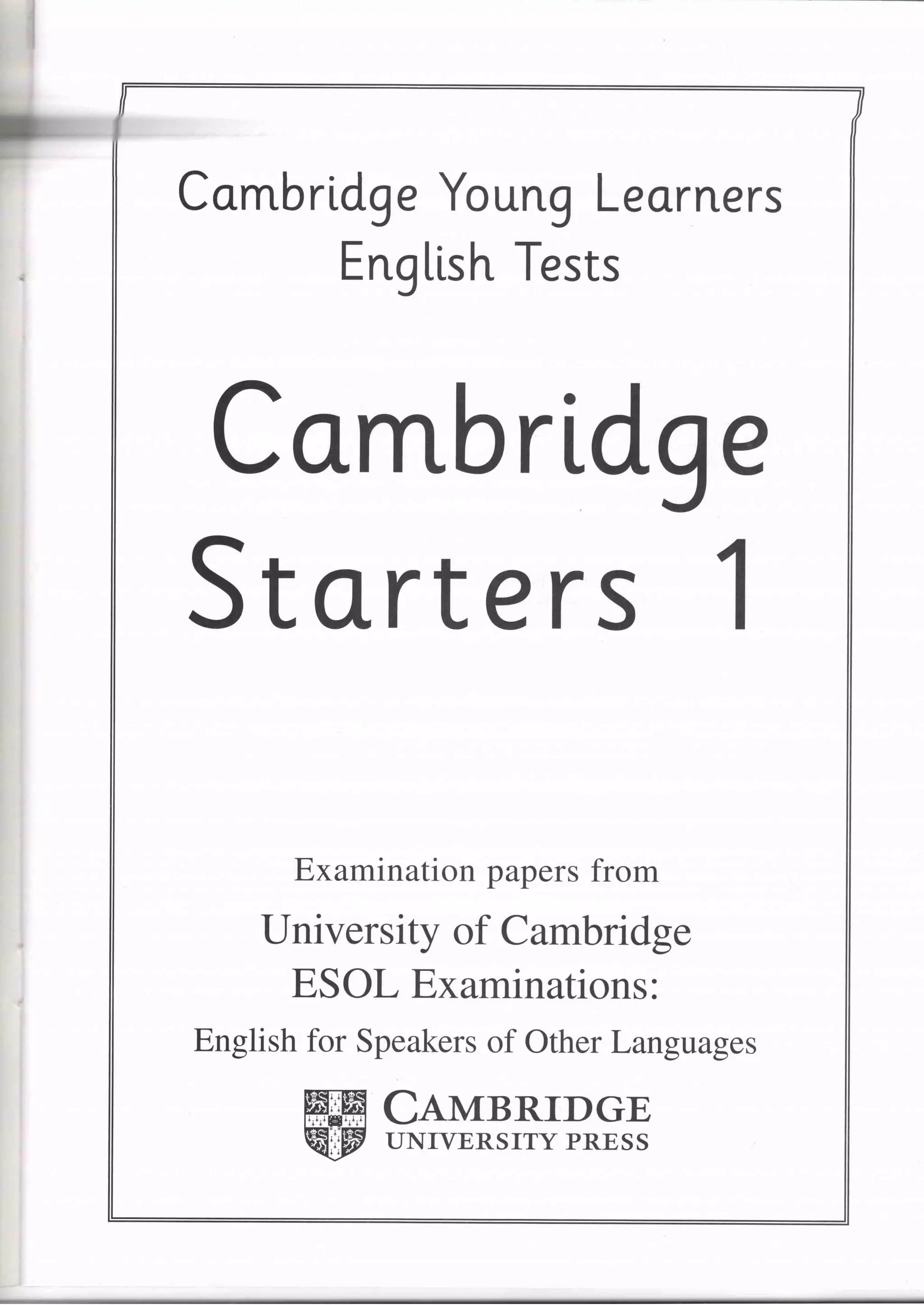 starter 1 test | PDF