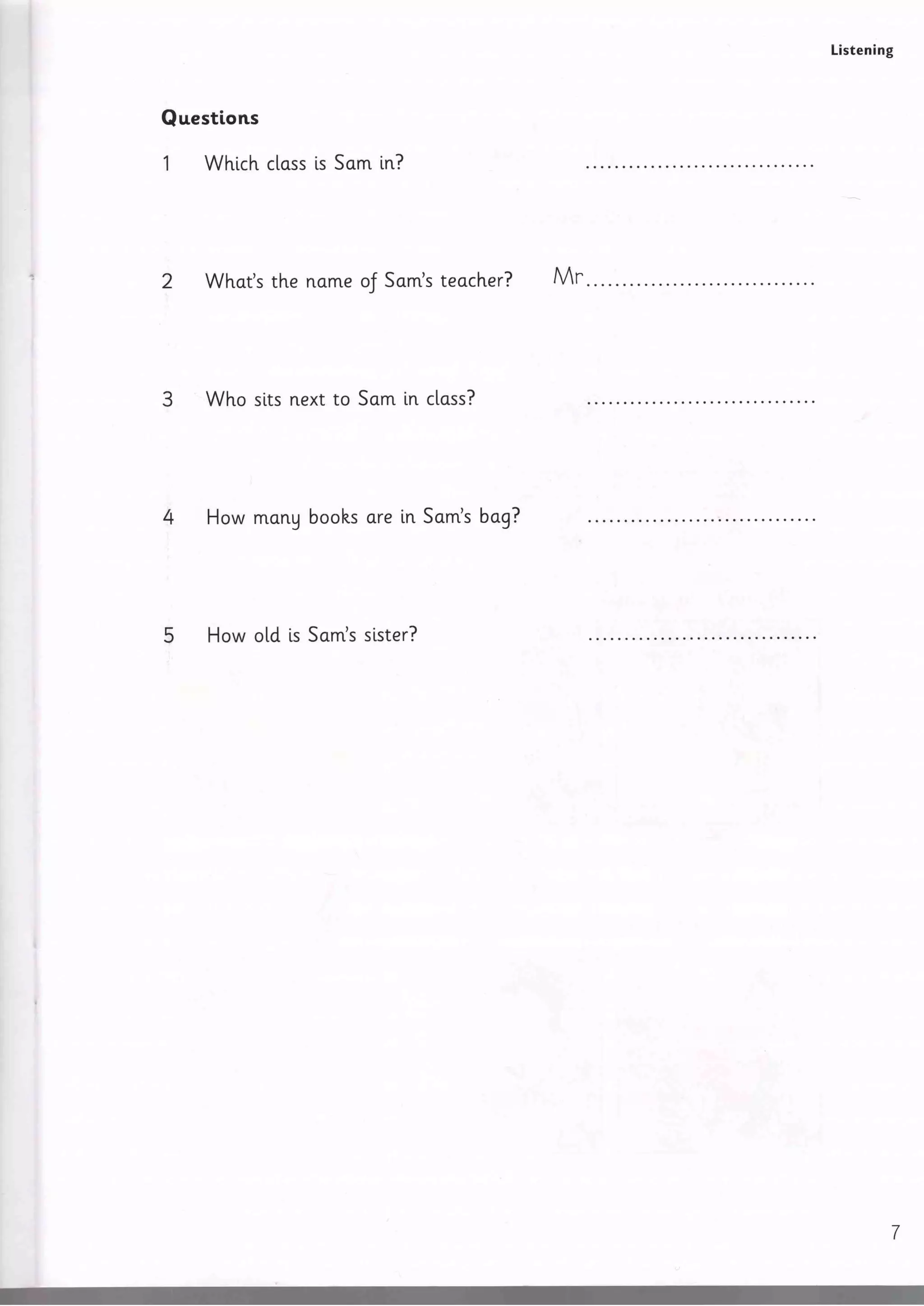 Yle starters1 tests | PDF