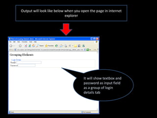 YL html form demo | PPTX