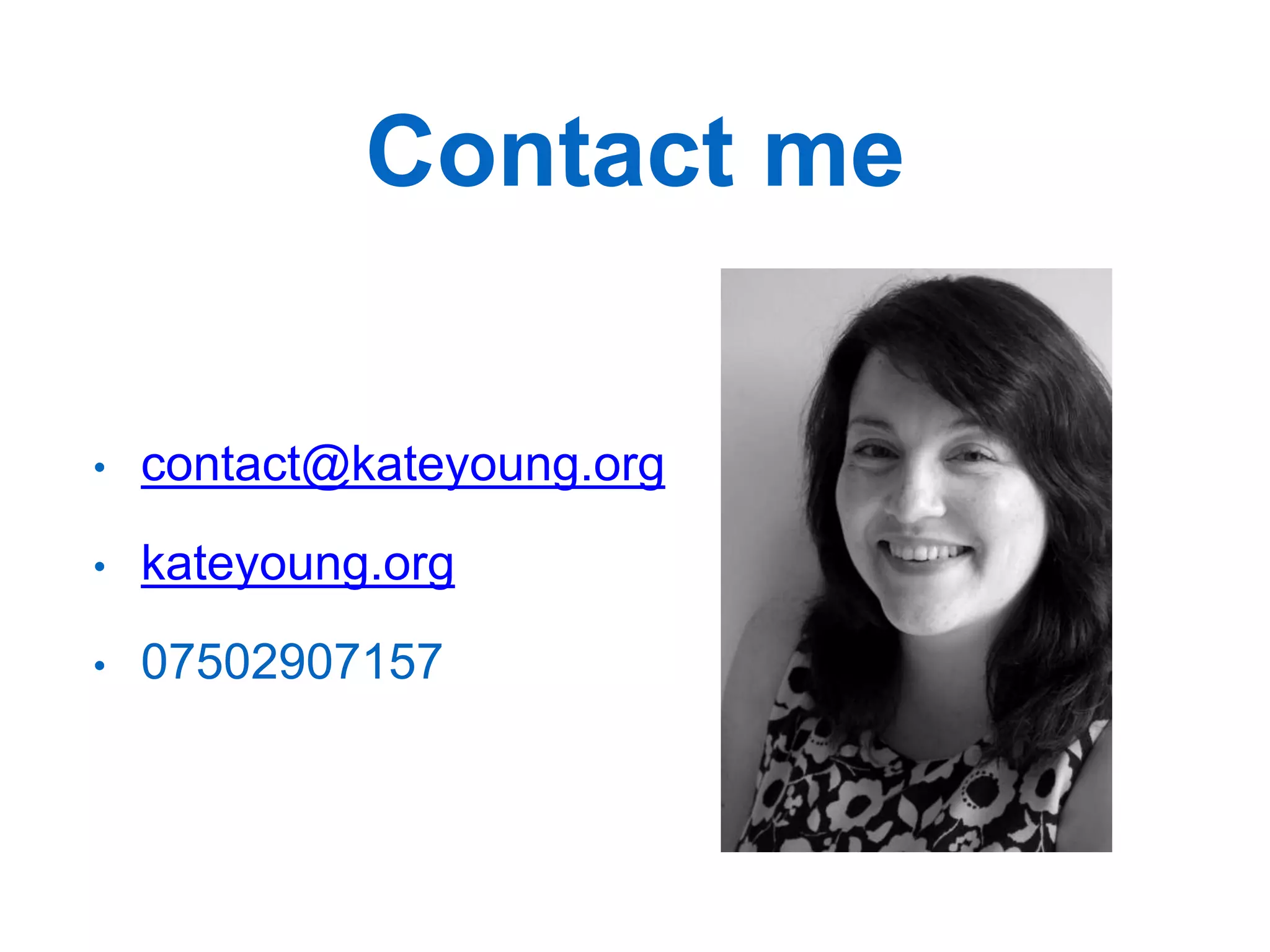 Kate Young - What we do | PPT