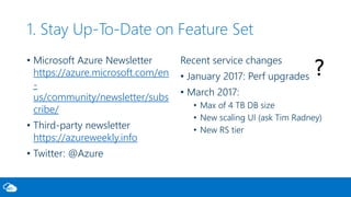 Azure SQL Database: 12 Things to Know | PPT