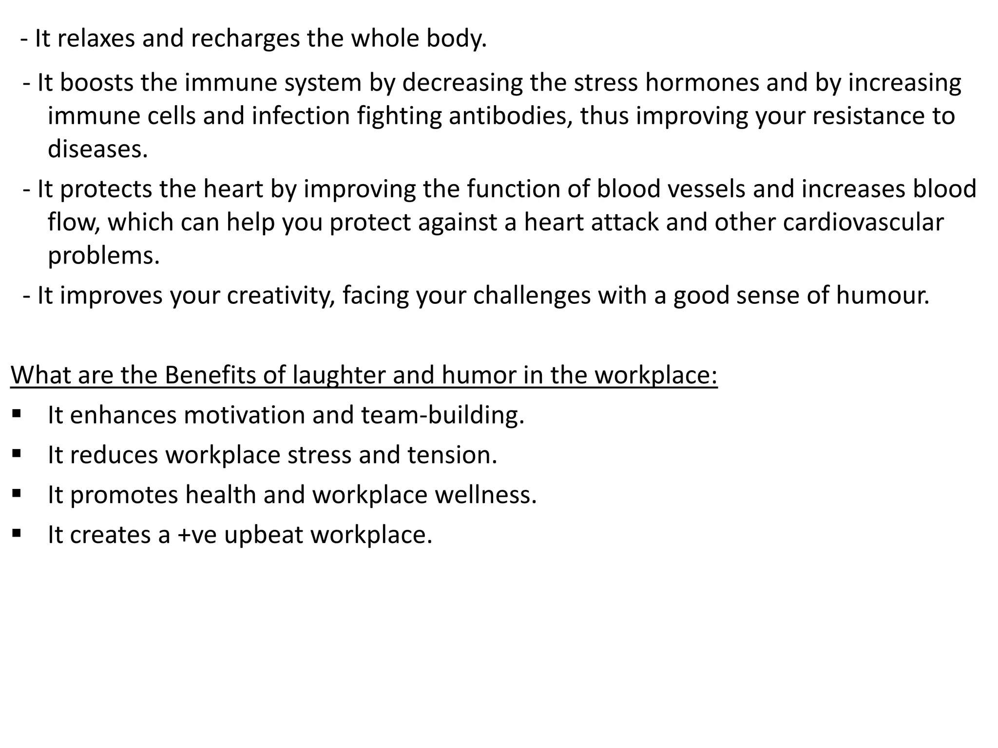 LAUGHTER IS THE BEST MEDICINE | PPTX