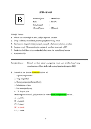 Soal to-2012-paket-b | PDF