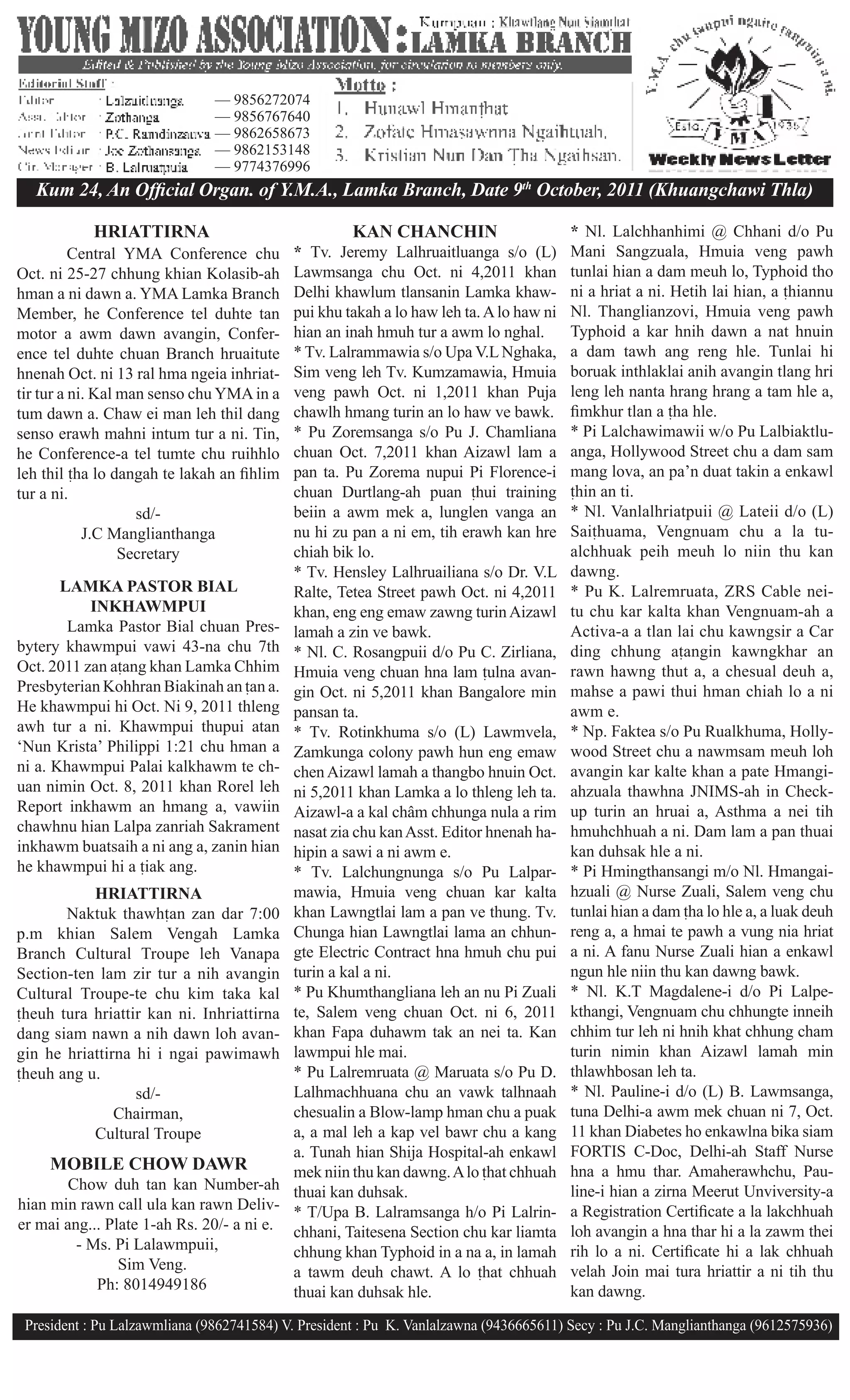 Yma wnl 9 10-11 | PDF