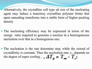 DISPERSION NUCLEATING--EFFECTS OF POLYMER NANOCOPMPOSITES | PPTX
