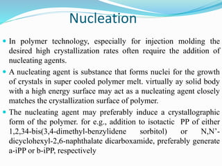 DISPERSION NUCLEATING--EFFECTS OF POLYMER NANOCOPMPOSITES | PPTX