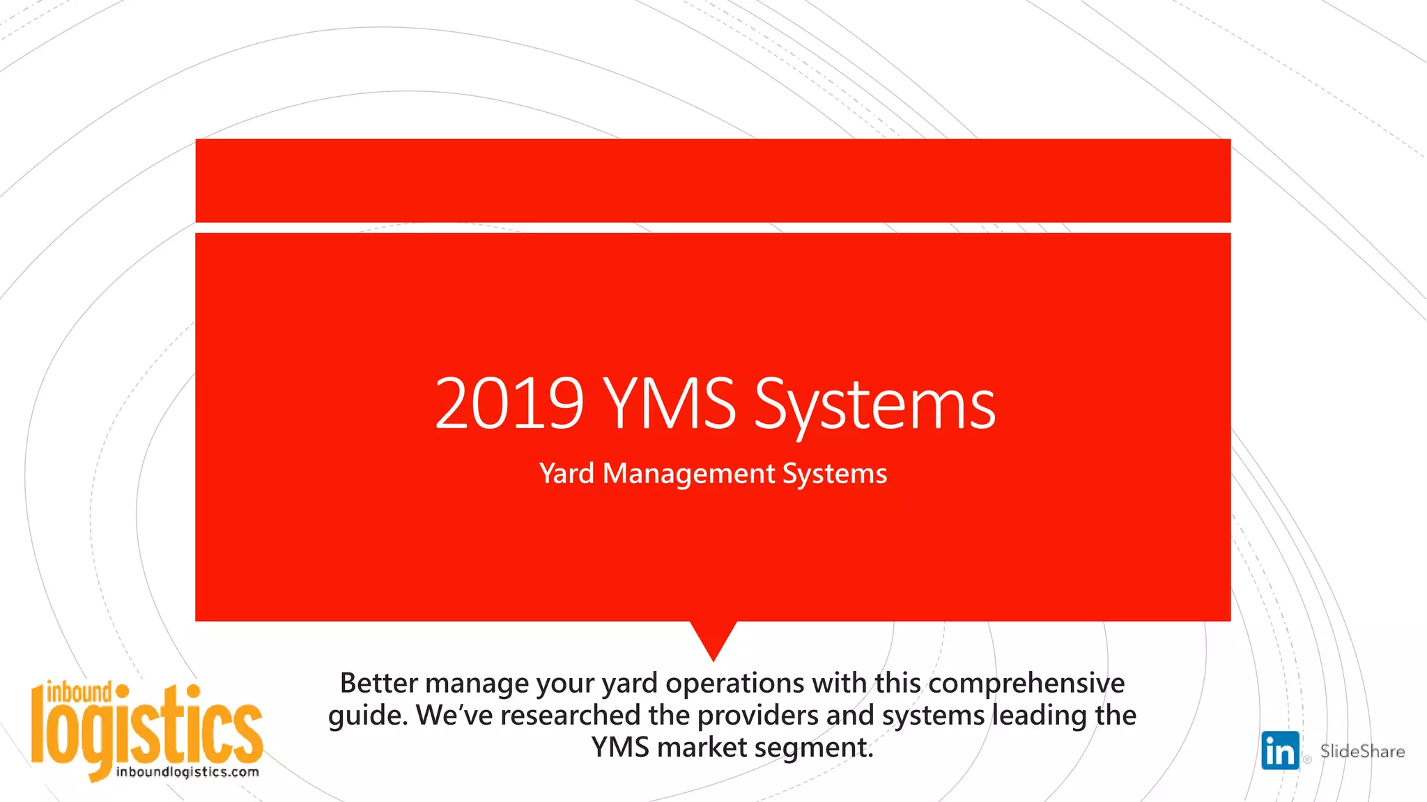 YMS Vendor Research - 2019 | PDF | Logistics | Business