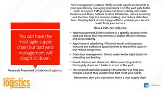 YMS Vendor Research - 2019 | PDF | Logistics | Business