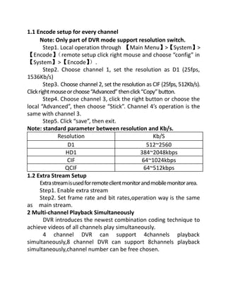 Ymt dvr operation manual | PDF