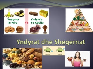 Yndyrat dhe sheqernat | PPTX