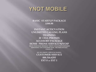 Ynot Mobile | PPT