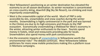 Economics in Yellowstone | PPTX