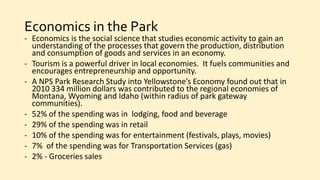 Economics in Yellowstone | PPTX