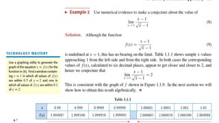 Calculus ch1 limits | PPT