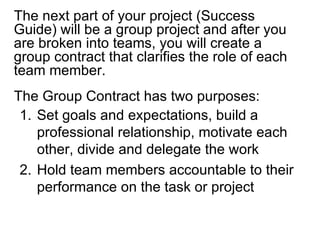 Ynt writing group contracts | PPT