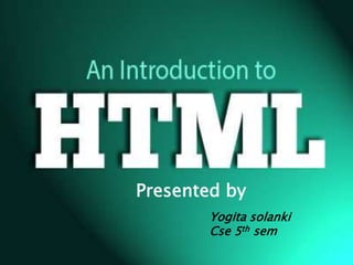 HTML | PPT