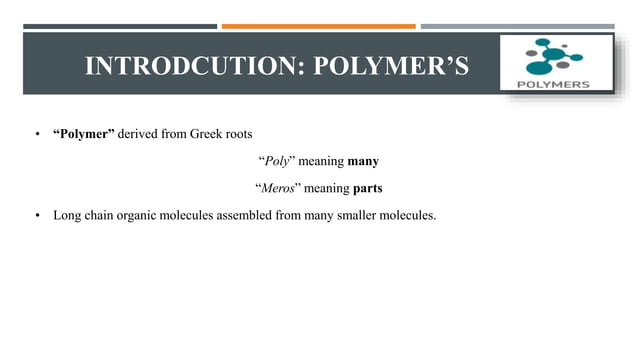 Polymers Used as Biopolymer in Product Formulations. | PPT