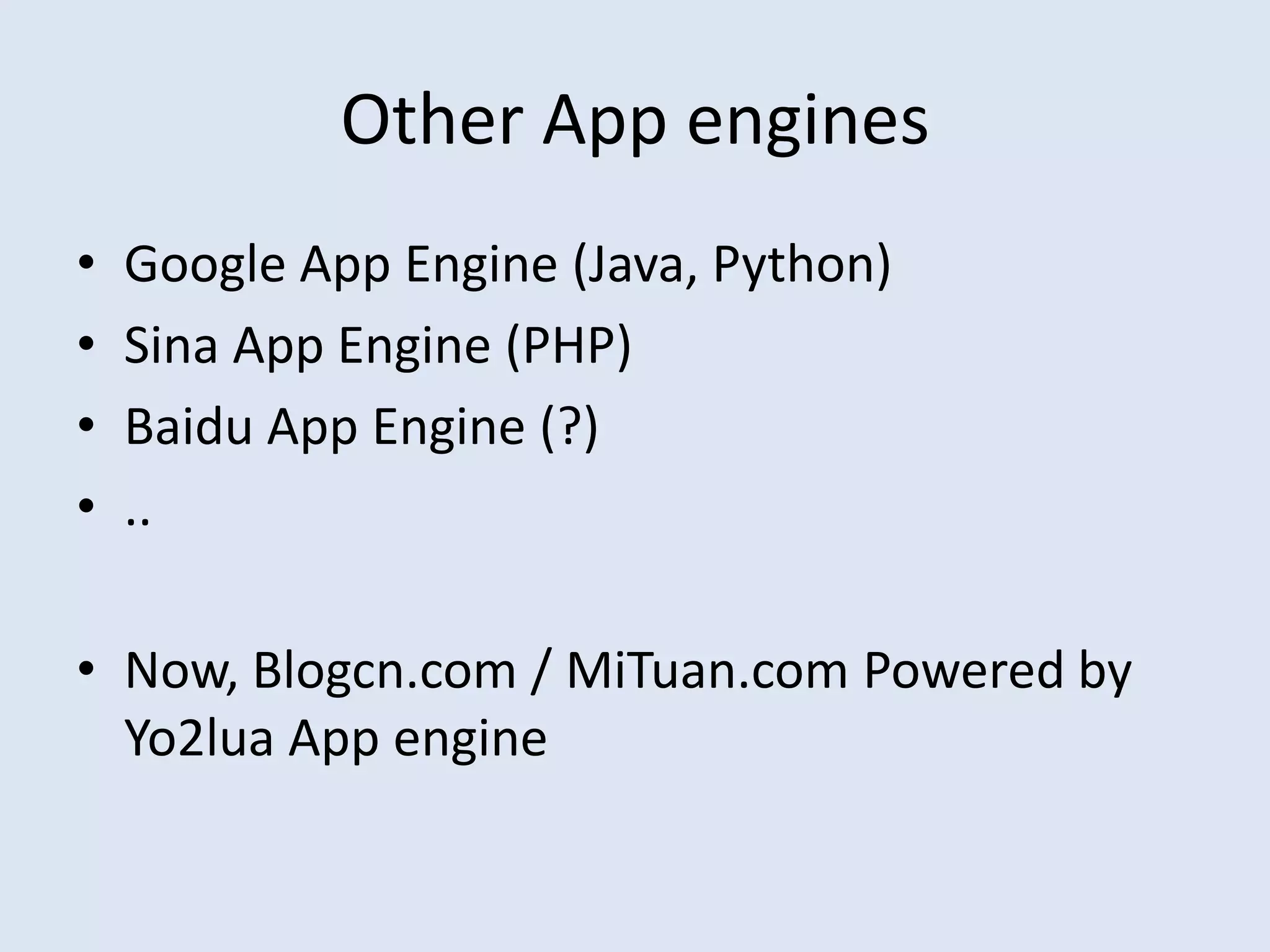 Yo2lua project intro | PPT