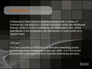 First Innovi Corporation : YOCard & Pocket Philippines Presentation | PPT