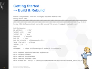 Yocto Project - OSCON 7-17-2012 | PPT